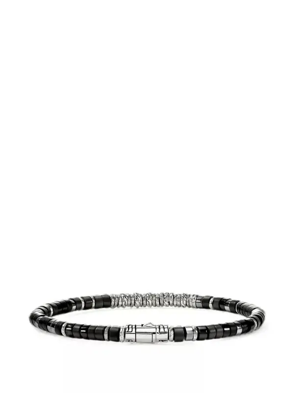 John Hardy Heishi Black Onyx Sterling Bracelet