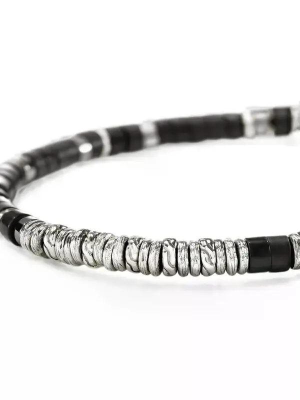 John Hardy Heishi Black Onyx Sterling Bracelet