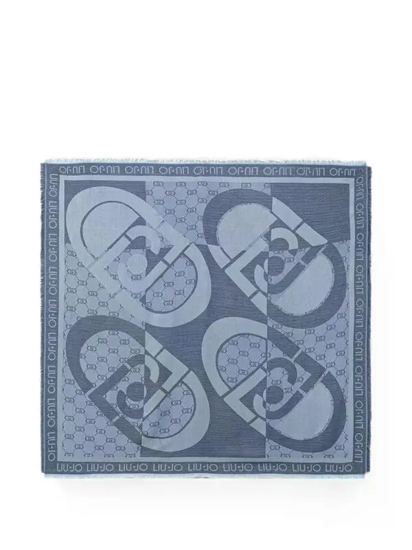 Liu Jo Frayed Scarf - Blue