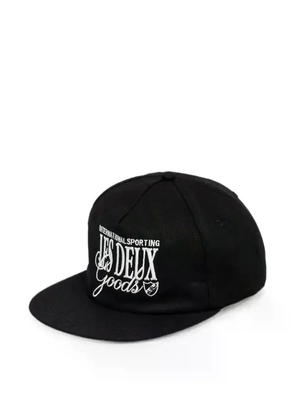 LES DEUX Logo Baseball Cap - Black