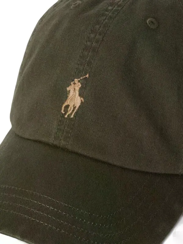 Polo Ralph Lauren Pony Embroidered Cotton Chino Cap - Green