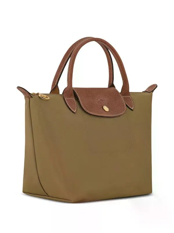 Longchamp Le Pliage Leather-trim Tote Bag - Green