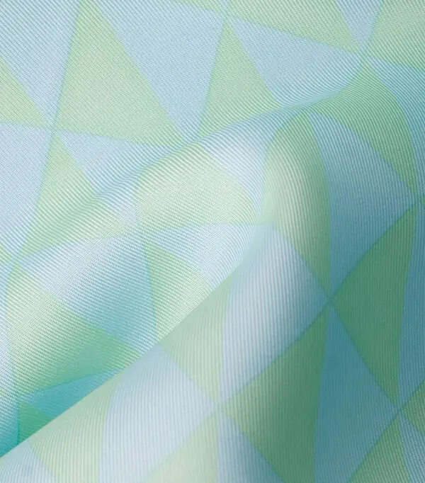 Prada Silk Triangle Scarf - Green