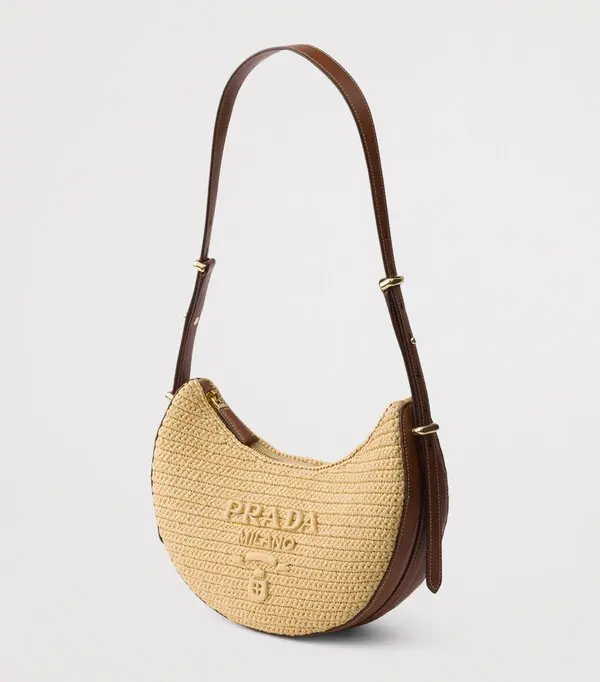 Prada Arqué Crochet Shoulder Bag