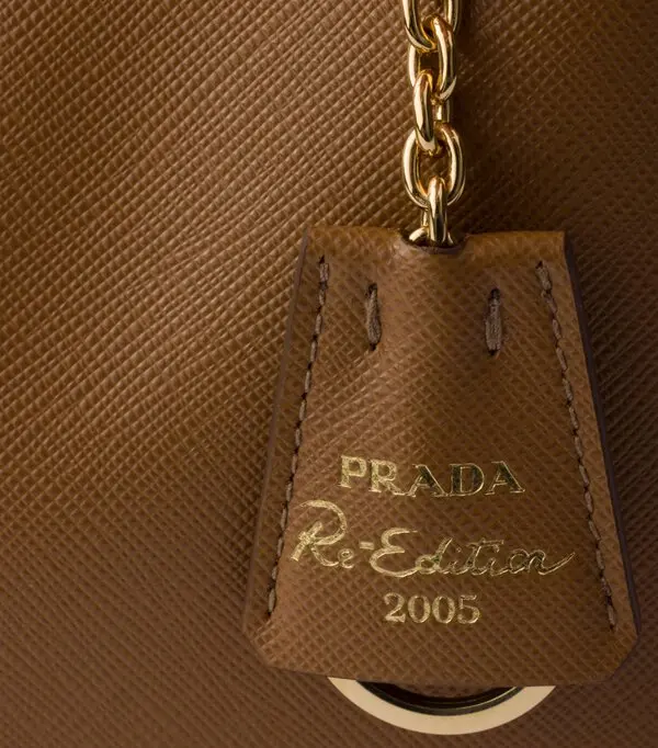 Prada Mini Saffiano Leather Re-edition 2005 Top-handle Bag