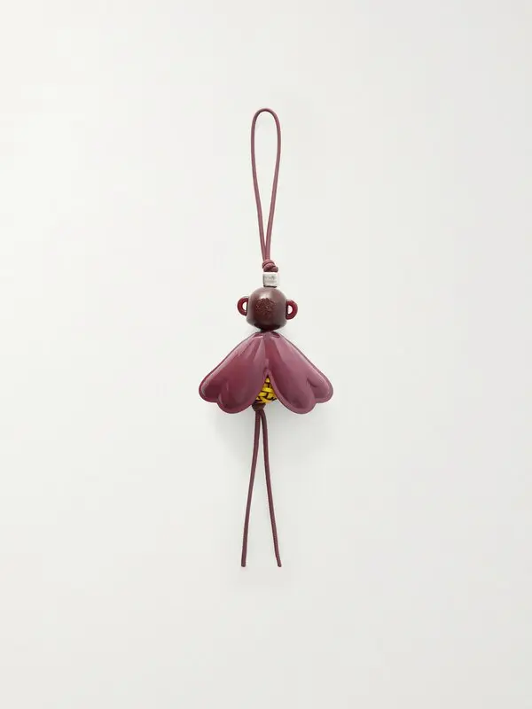 Loewe Bloombee Leather Bag Charm