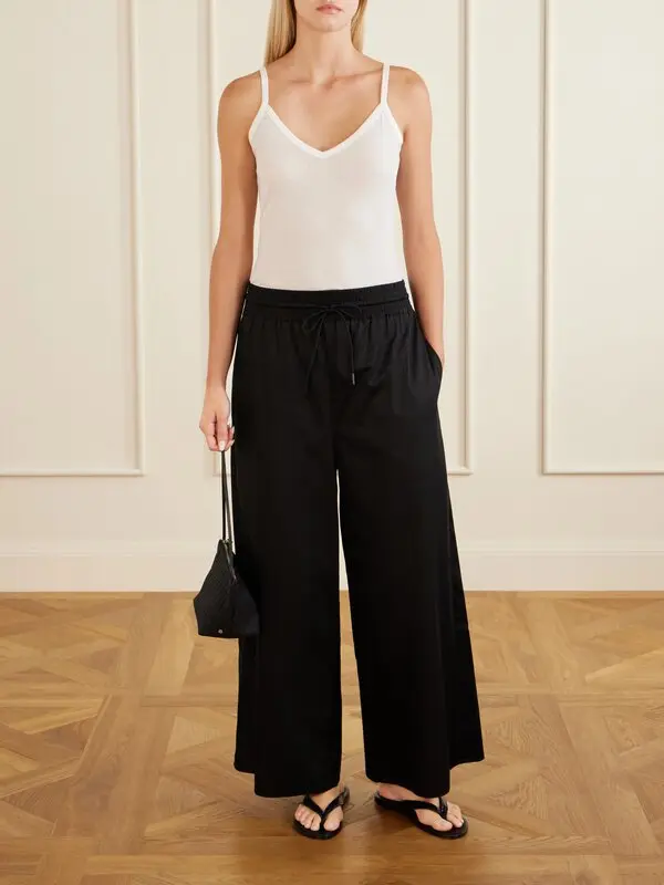 LA LIGNE Cotton Wide-leg Pants