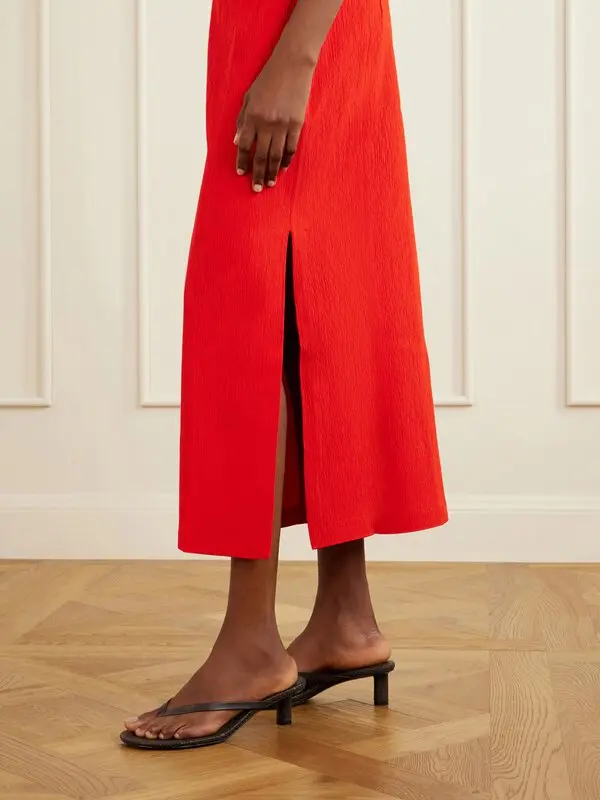 Tibi Stretch-crepe Midi Skirt
