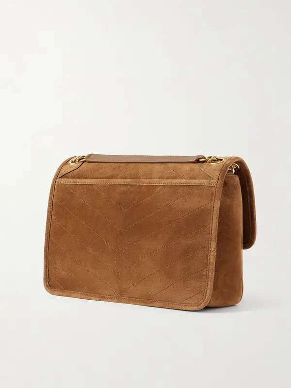 Saint Laurent Niki Shoulder Bag - Brown