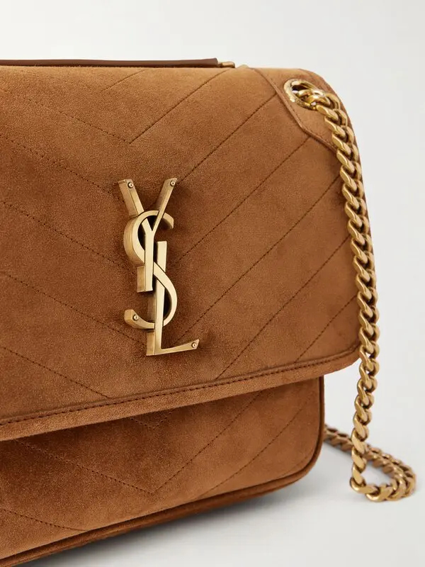 Saint Laurent Niki Shoulder Bag - Brown