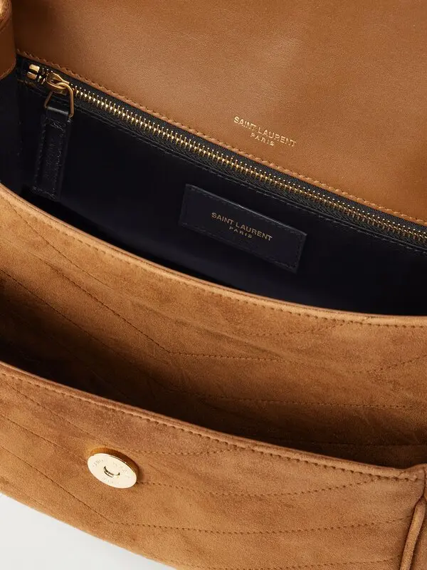 Saint Laurent Niki Shoulder Bag - Brown