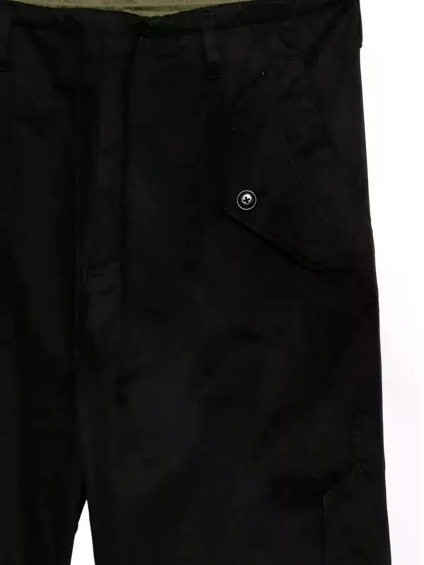 Yohji Yamamoto Chino Flap Pocket Drawstring Pants