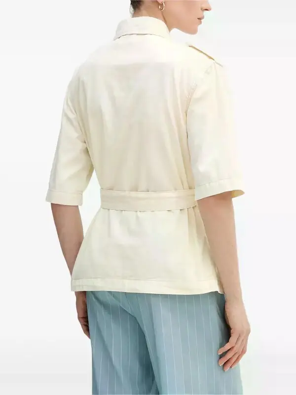 GAUDI Belted Cotton Shirt