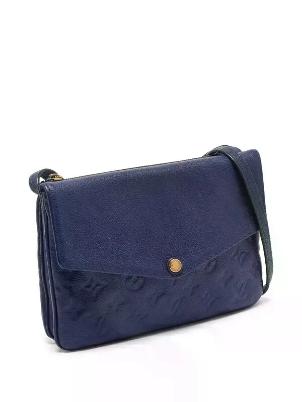 LOUIS VUITTON 2015 Monogram Empreinte Crossbody Bag - Blue