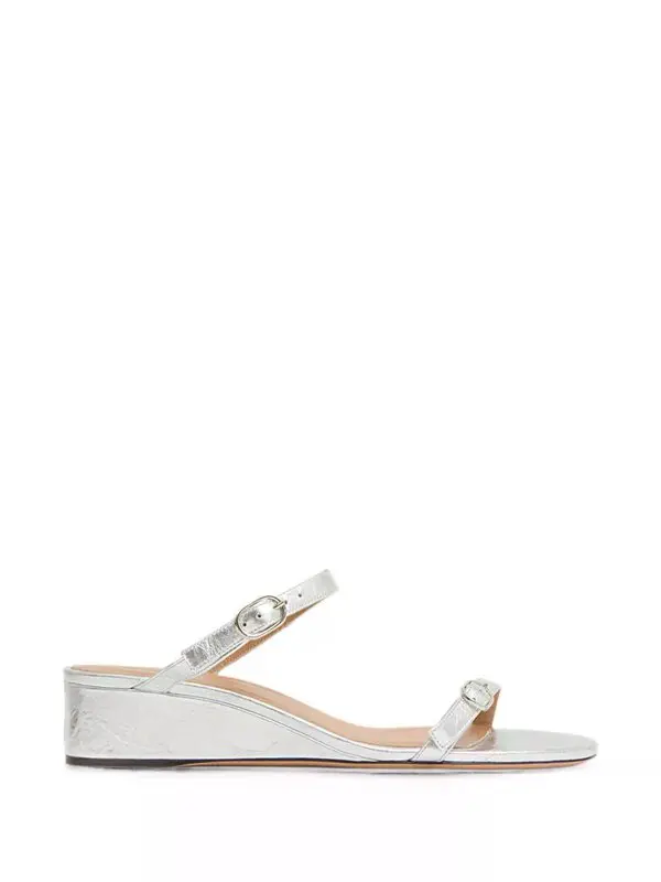 MANSUR GAVRIEL Wedge Sandals - Silver