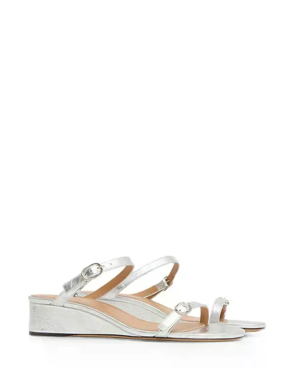 MANSUR GAVRIEL Wedge Sandals - Silver