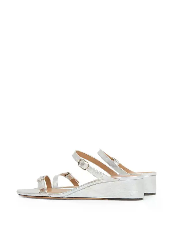 MANSUR GAVRIEL Wedge Sandals - Silver