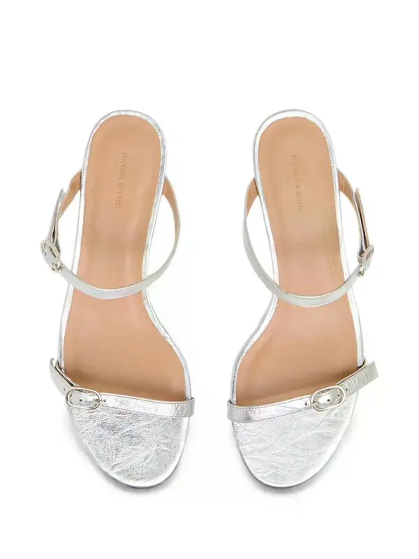MANSUR GAVRIEL Wedge Sandals - Silver