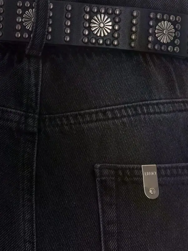Liu Jo Belted Waist Wide-leg Jeans