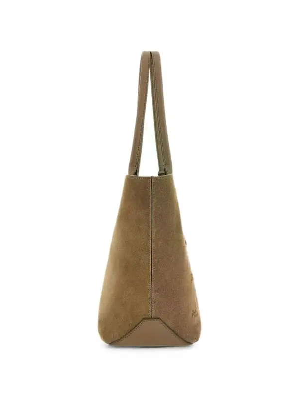 Hogan Suede Tote Bag With Embossed Logo