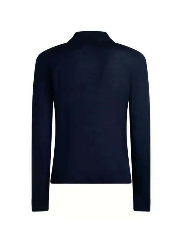 Etro Polo-style Wool And Silk Sweater