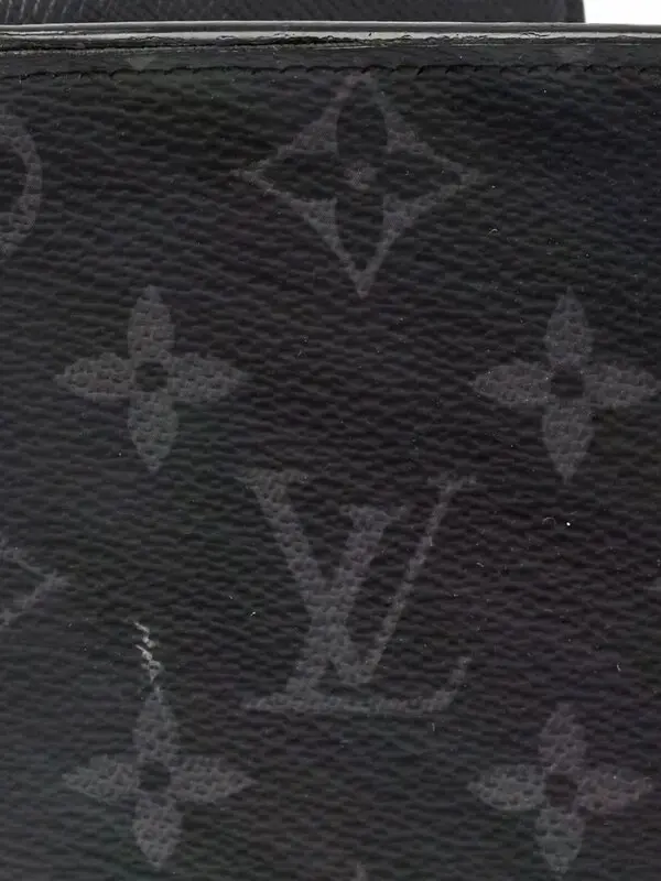 LOUIS VUITTON Brazza Monogram Eclipse Wallet - Black