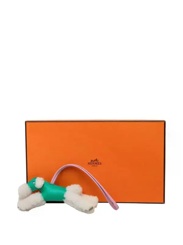 Hermès 2022 Milo Lambskin And Wool Budy Bag Charm