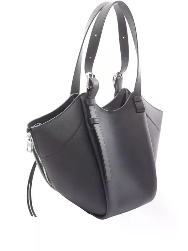 Loewe Leather Hammock Flip Bag Satchel - Black
