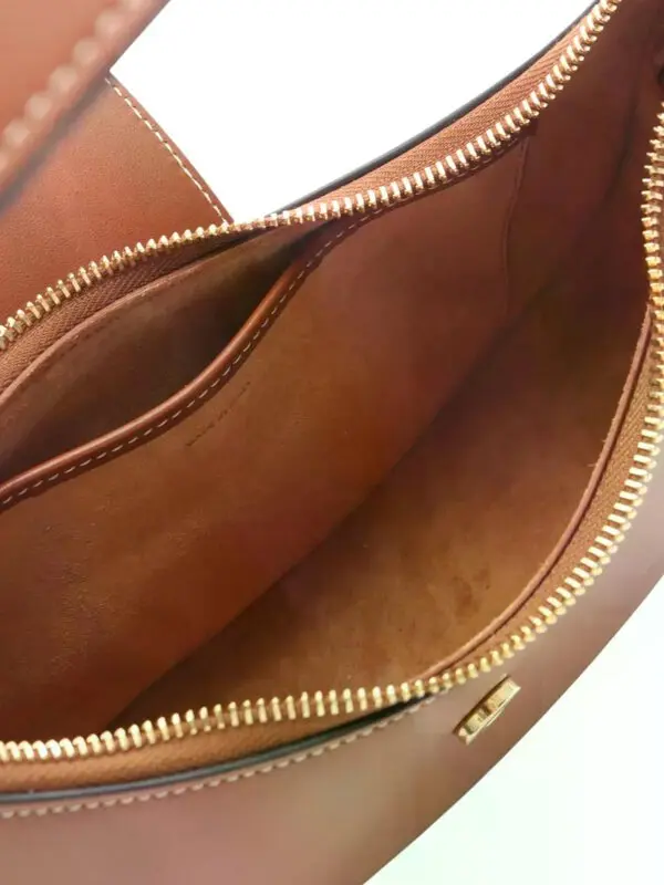 Celine Smooth Calfskin Triomphe Ava Shoulder Bag - Brown