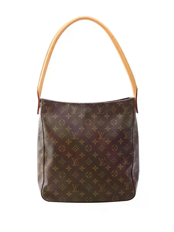 LOUIS VUITTON Monogram Looping Gm Shoulder Bag - Brown