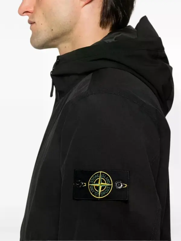 Stone Island Logo-patch Hooded Jacket