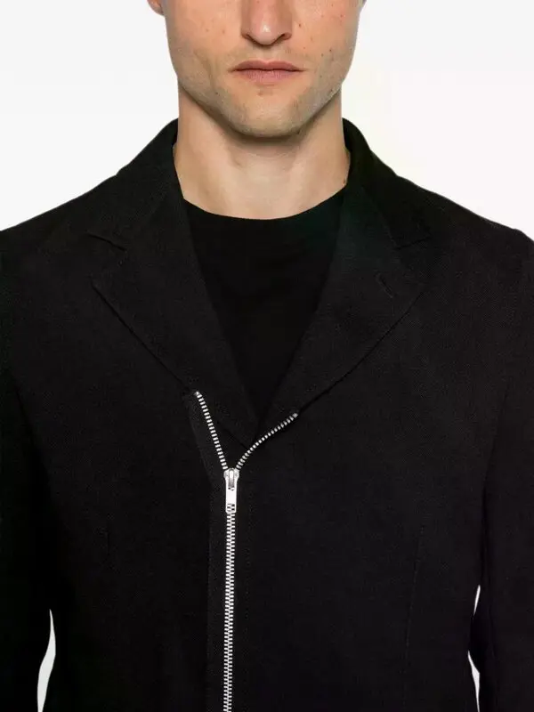 Comme Des Garçons Zip-fastening Blazer