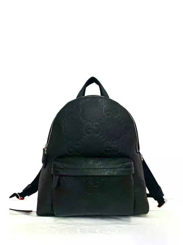 Gucci Jumbo Gg Embossed Leather Backpack