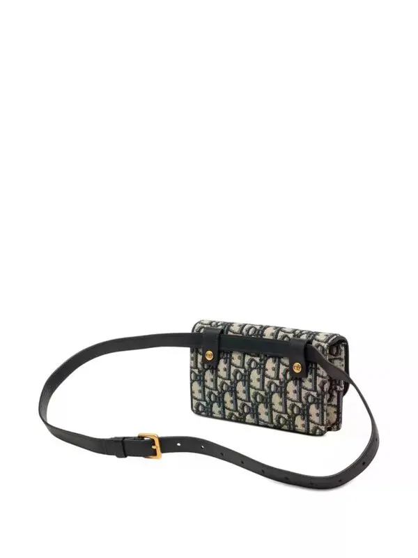 Dior Oblique Canvas Saddle Belt Bag