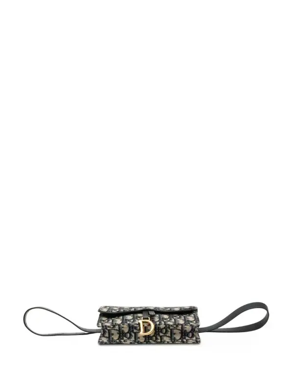 Dior Oblique Canvas Saddle Belt Bag