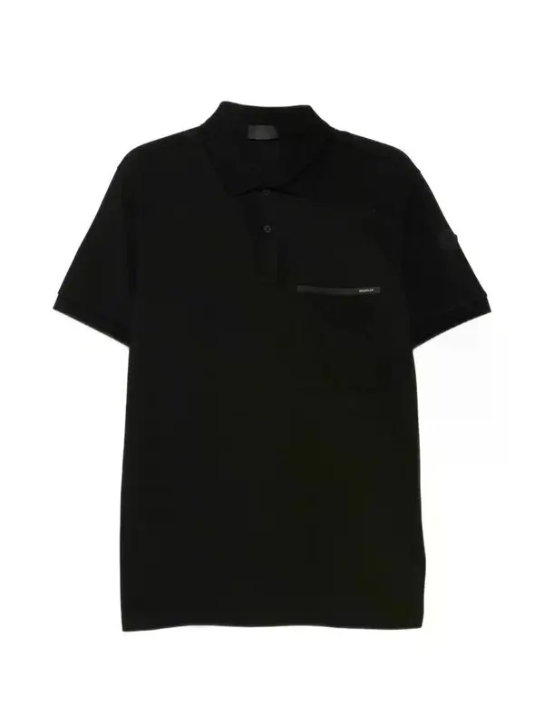 Moncler Chest-pocket Polo Shirt - Black