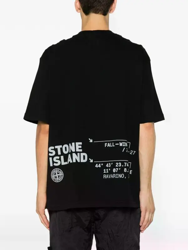 Stone Island Logo-print Crew-neck T-shirt