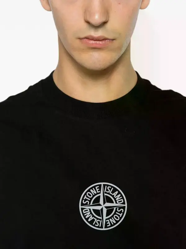 Stone Island Logo-print Crew-neck T-shirt