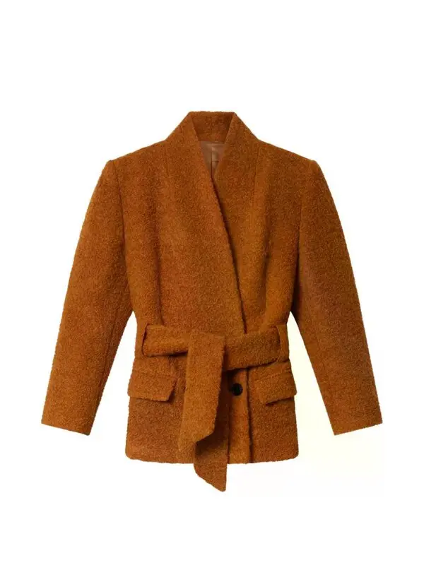 Isabel Marant Étoile Syndra Bouclé Jacket - Brown