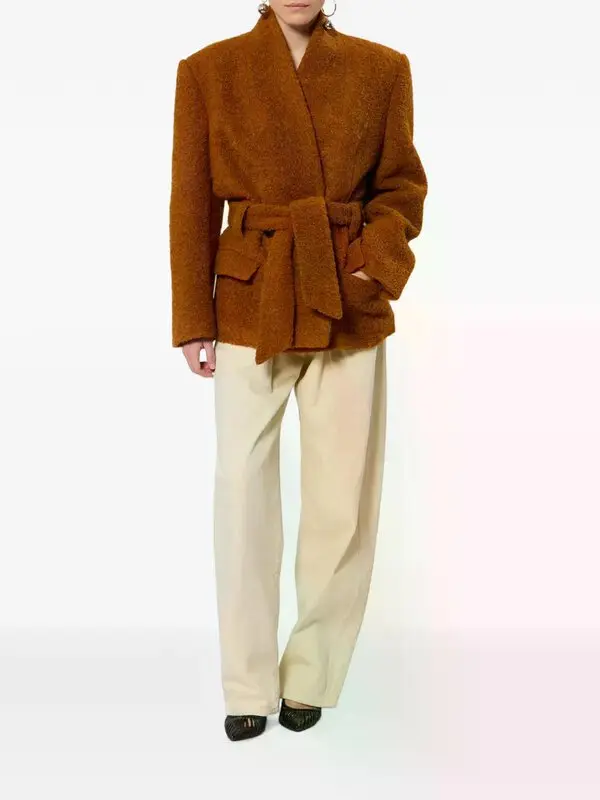 Isabel Marant Étoile Syndra Bouclé Jacket - Brown