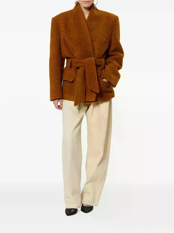 Isabel Marant Étoile Syndra Bouclé Jacket - Brown