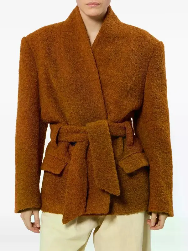 Isabel Marant Étoile Syndra Bouclé Jacket - Brown