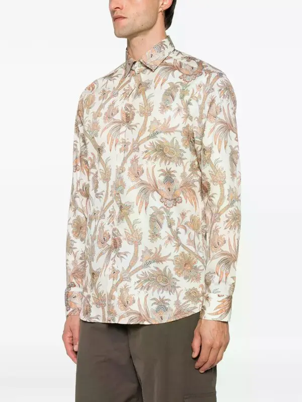 Etro Paisley-print Long-sleeve Shirt