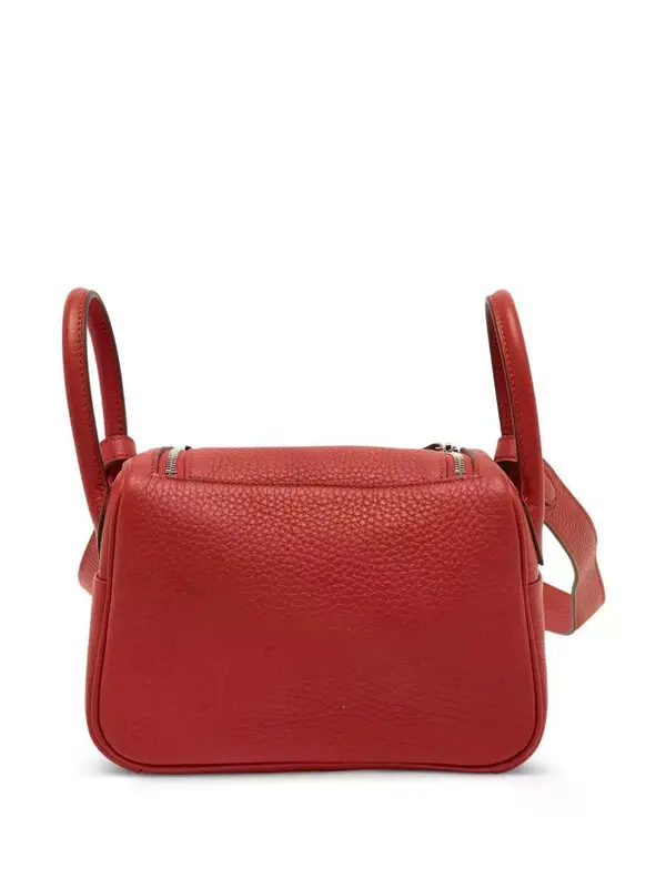 Hermès Lindy Ii Mini Tote Bag - Red