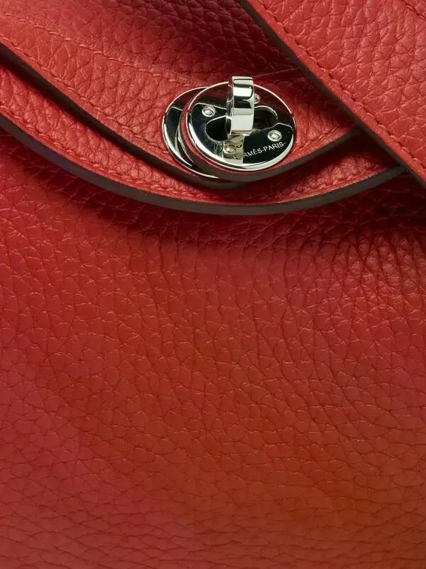 Hermès Lindy Ii Mini Tote Bag - Red