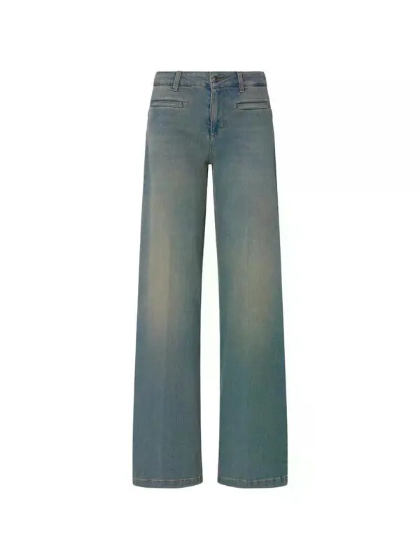 Liu Jo High Waist Flare Jeans With Welt Pockets