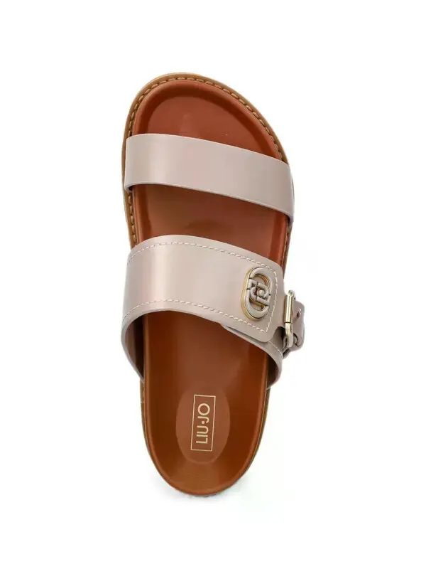 Liu Jo Buckle-fastening Logo Plaque Sandals