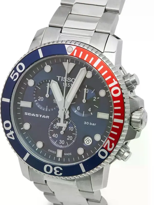 TISSOT Seastar 1000 Chronograph 45.5mm Watch - Blue