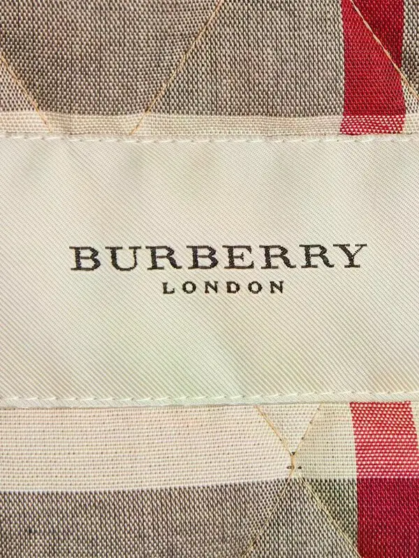 Burberry Diamond-quilted Button-up Jacket