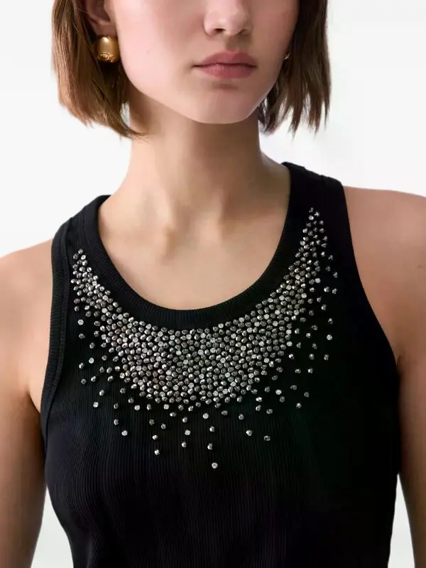 Liu Jo Embellished Cropped T-shirt
